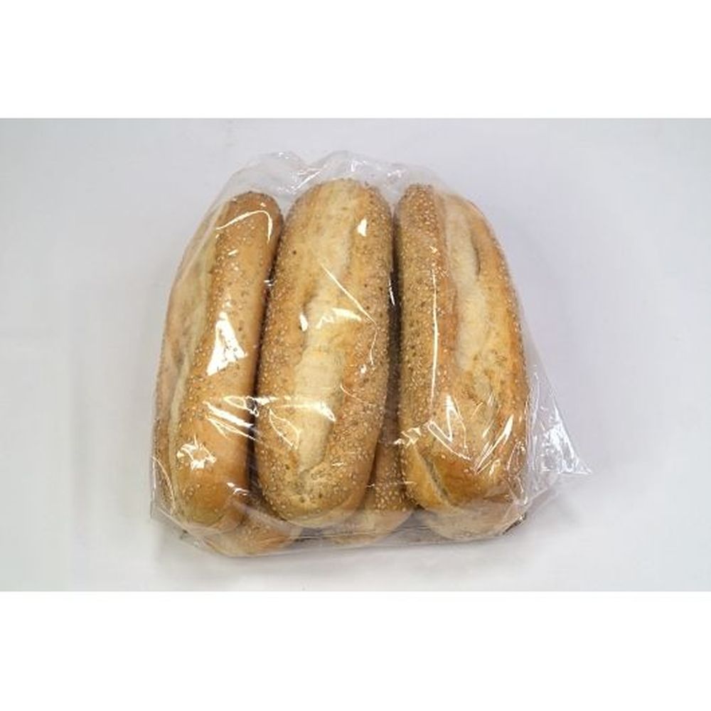Companion Sesame Hoagie Bread, 6 count -- 54 per case
