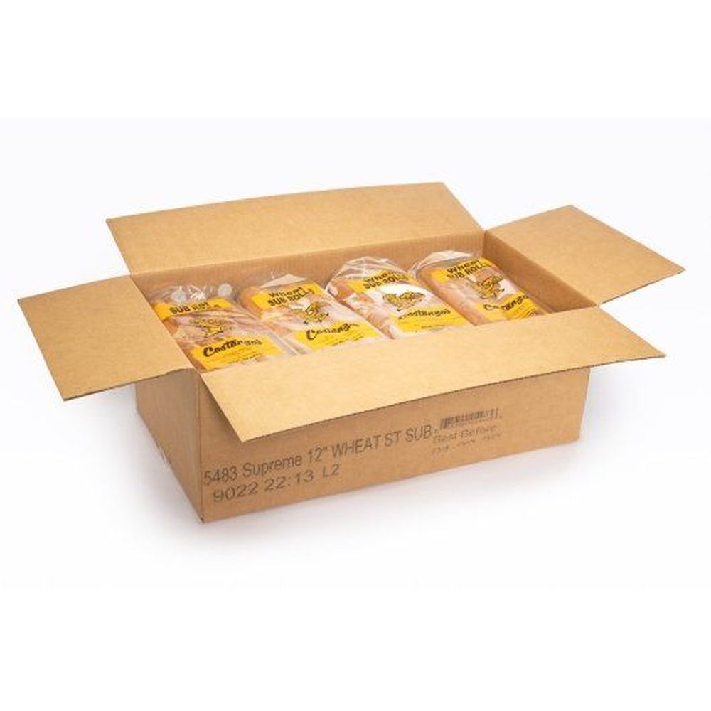 Costanzo's Bakery 12 inch Supreme Wheat Sub Roll, 189 Gram -- 32 per case