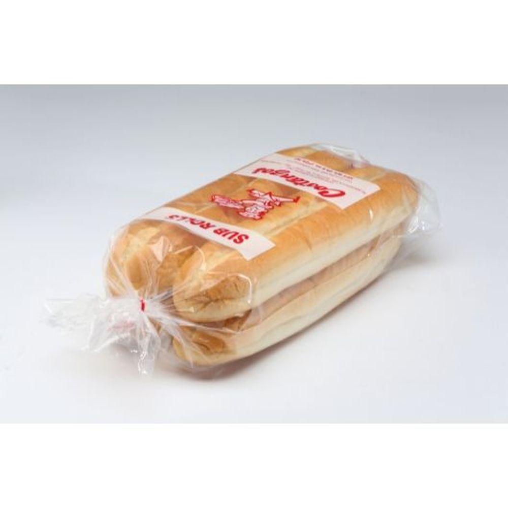 Costanzos Bakery 12 inch Supreme White Sub Rolls, 189 Gram - 32 per case