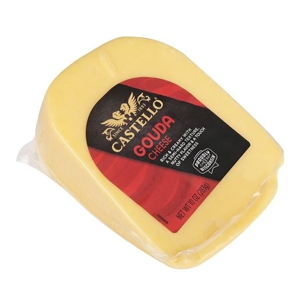 Castello Cake Cut Gouda Cheese Wedge, 10 Ounce - 10 per case