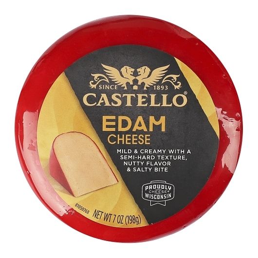 Castello Edam Cheese Round, 7 Ounce -- 12 per case