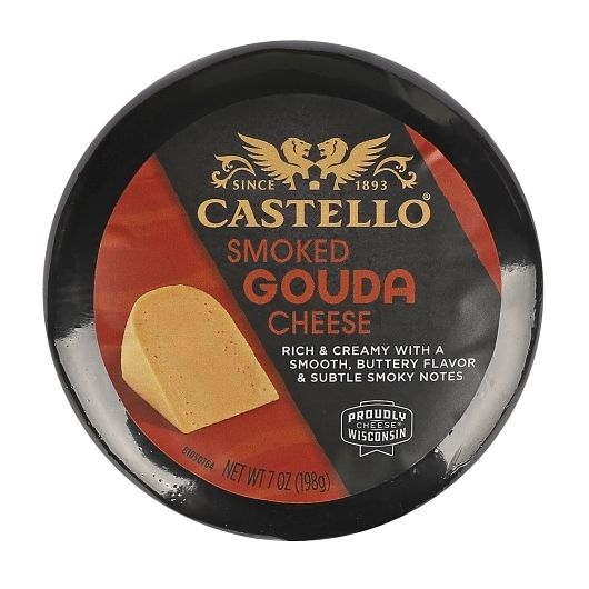 Castello Smoked Gouda Cheese Round, 7 Ounce -- 12 per case