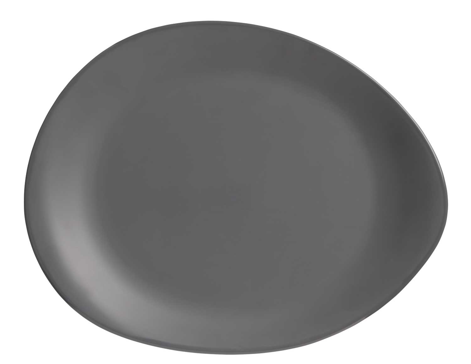 World Tableware Organic Granite Melamine Footed Platter, 14 x 11 inch ...
