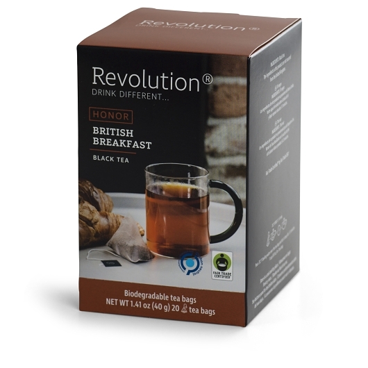 Revolution British Breakfast Black Tea, 20 count -- 6 per case