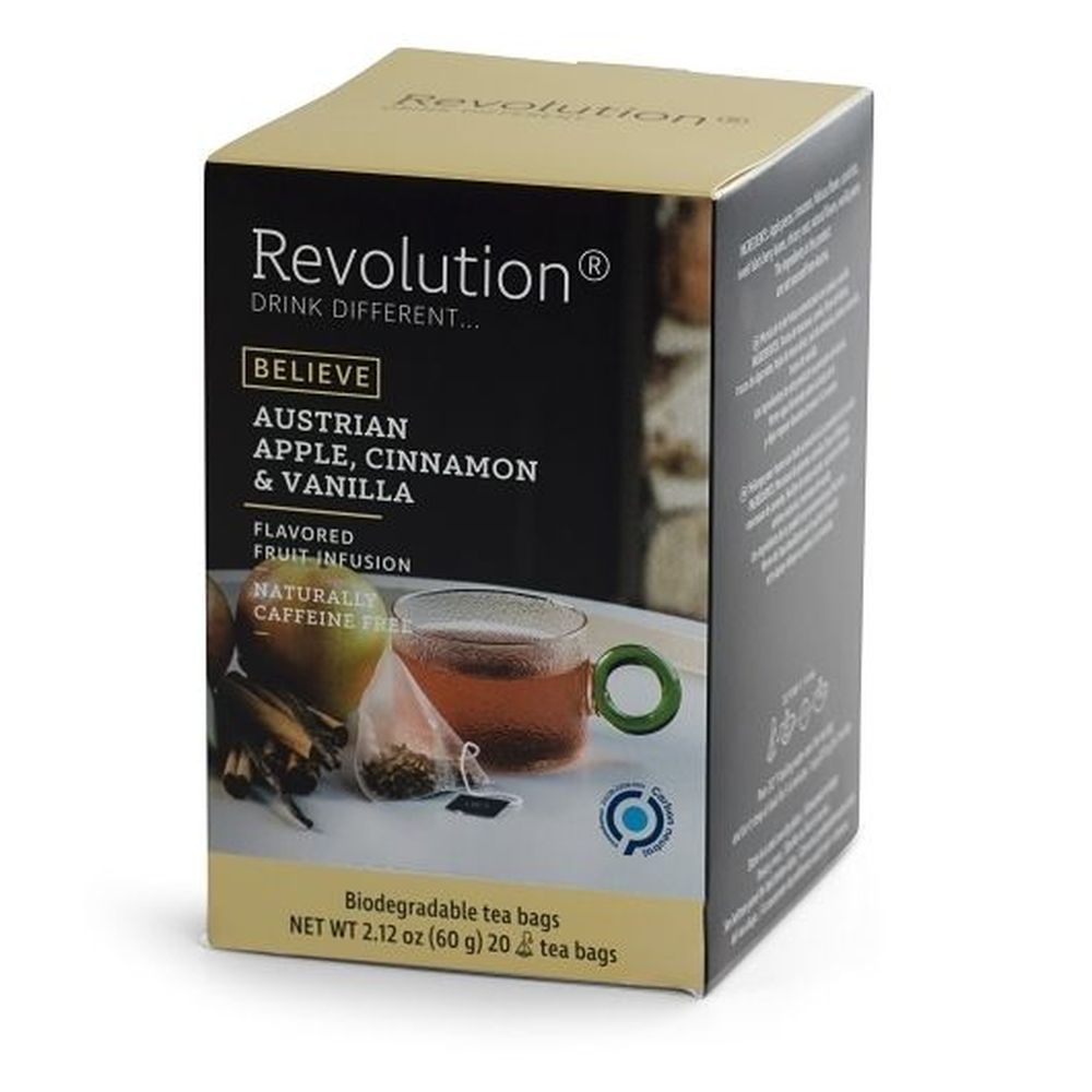 Revolution Tea Austrian Apple Cinnamon and Vanilla Flavored Fruit ...