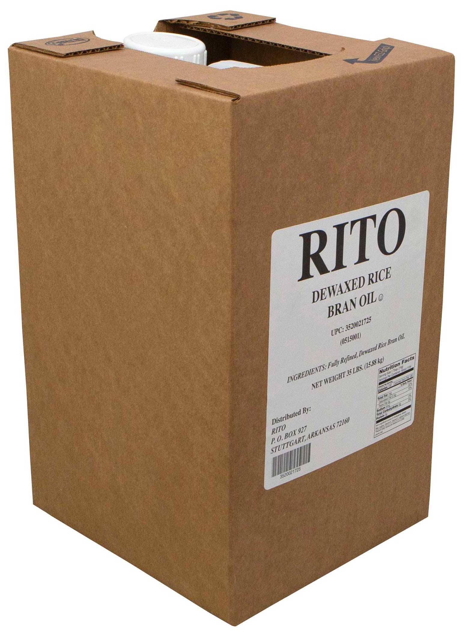 Commodity Shortening and Oils Dewaxed Rice Bran Oil, 35 Pound