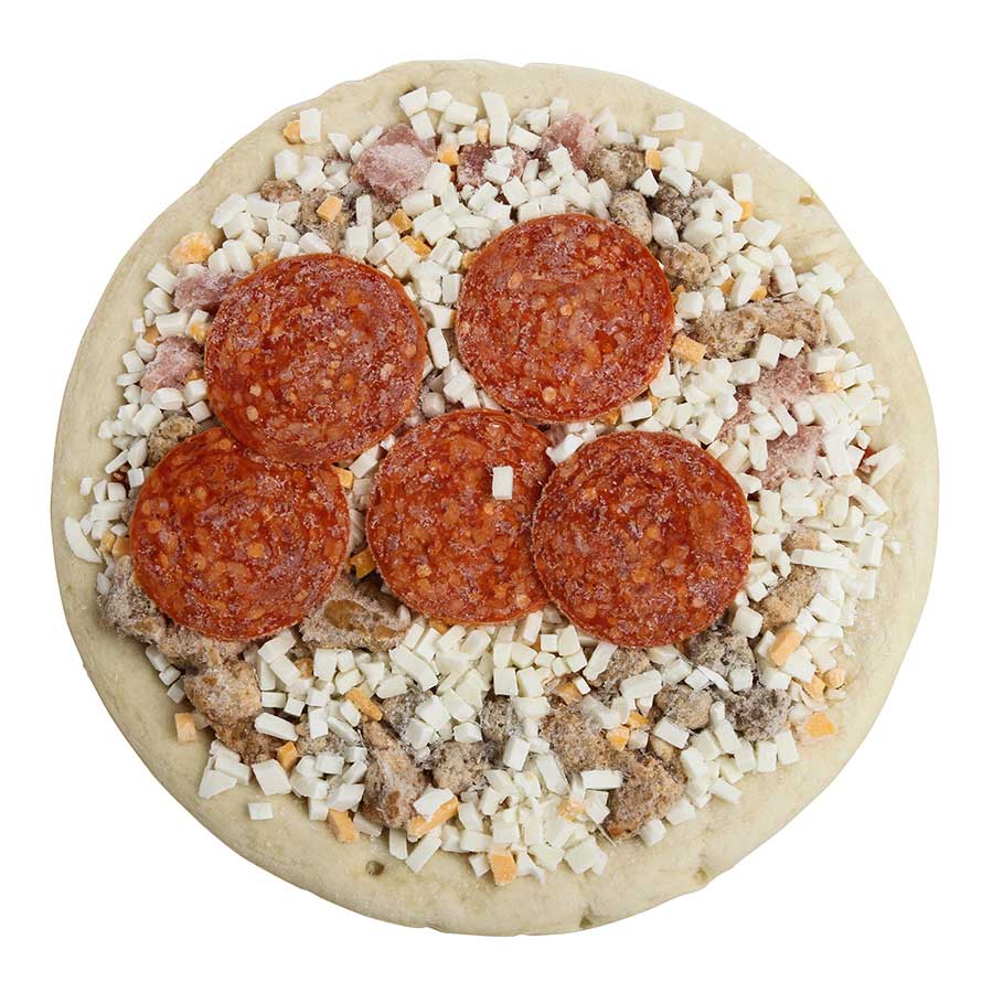 DayN Night Bites Personal Five Meat Pizza Case | FoodServiceDirect
