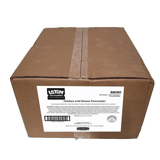 Latin Kitchen Chicken and Cheese Firecracker, 25 count -- 6 per case