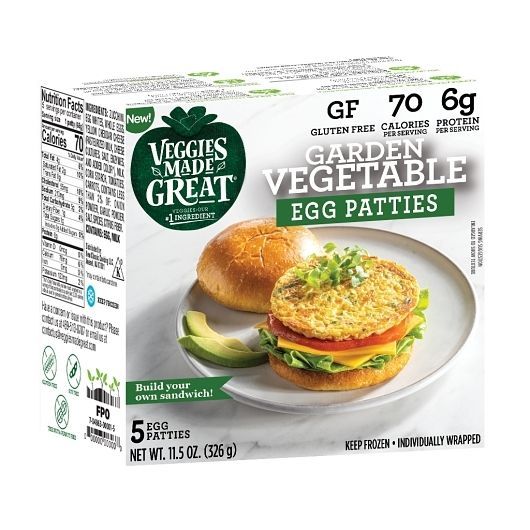 Veggies Made Great Garden Vegetable Egg Patty, 5 count -- 6 per case