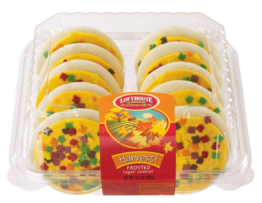Lofthouse Harvest Yellow Frosted Sugar Cookie, 13.5 Ounce -- 15 per case.
