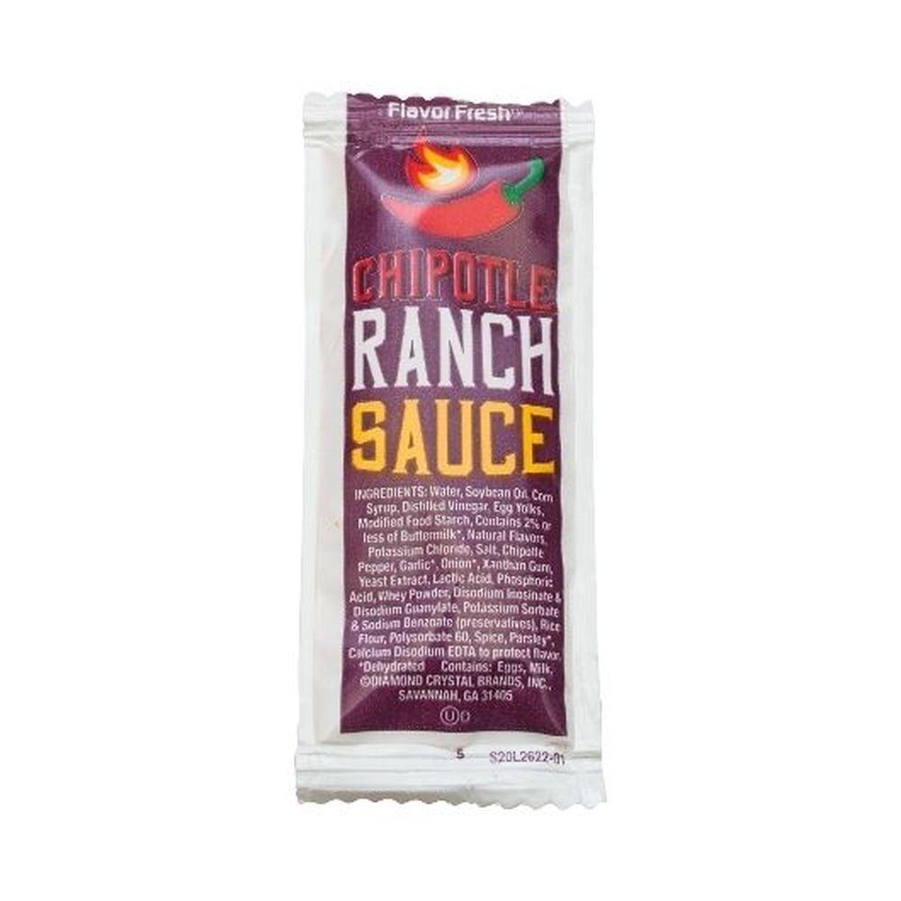 Flavor Fresh Chipotle Ranch Sauce, 12 Gram -- 200 per case ...