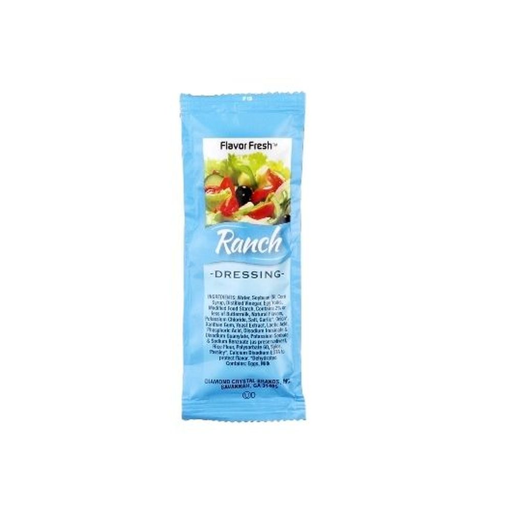 Flavor Fresh Low Sodium Ranch Dressing Pouch Case | FoodServiceDirect