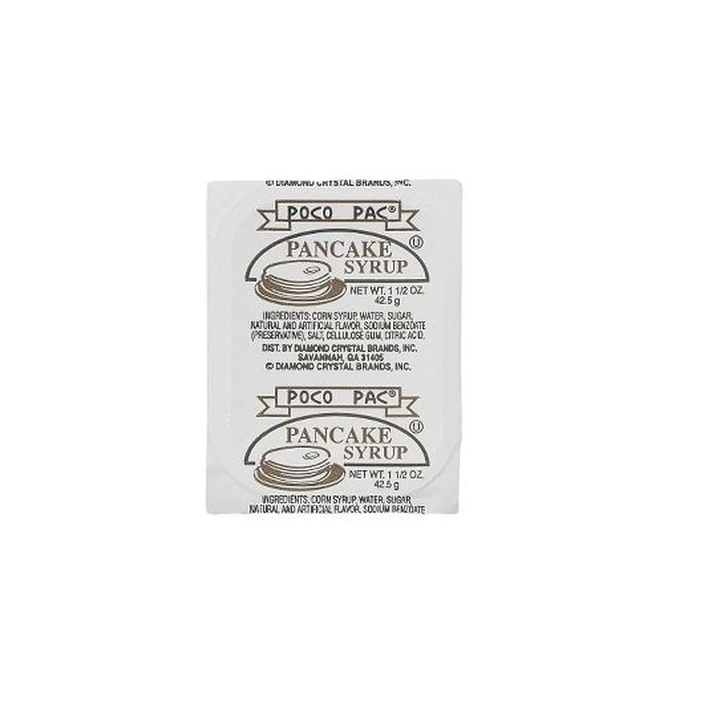 Poco Pac Pancake Syrup, 1.5 Ounce Cup -- 100 per case.