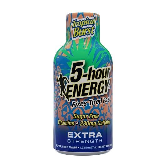 5-Hour Energy Tropical Burst Extra Strength Energy Shots, 1.93 Fluid ...