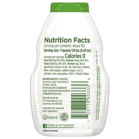 Splenda Stevia Zero Liquid Sweetener | FoodServiceDirect