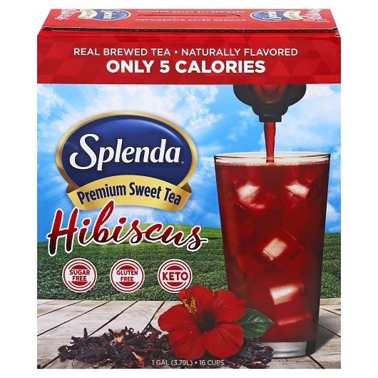Splenda Hibiscus Premium Sweet Tea, 1 Gallon -- 2 per case