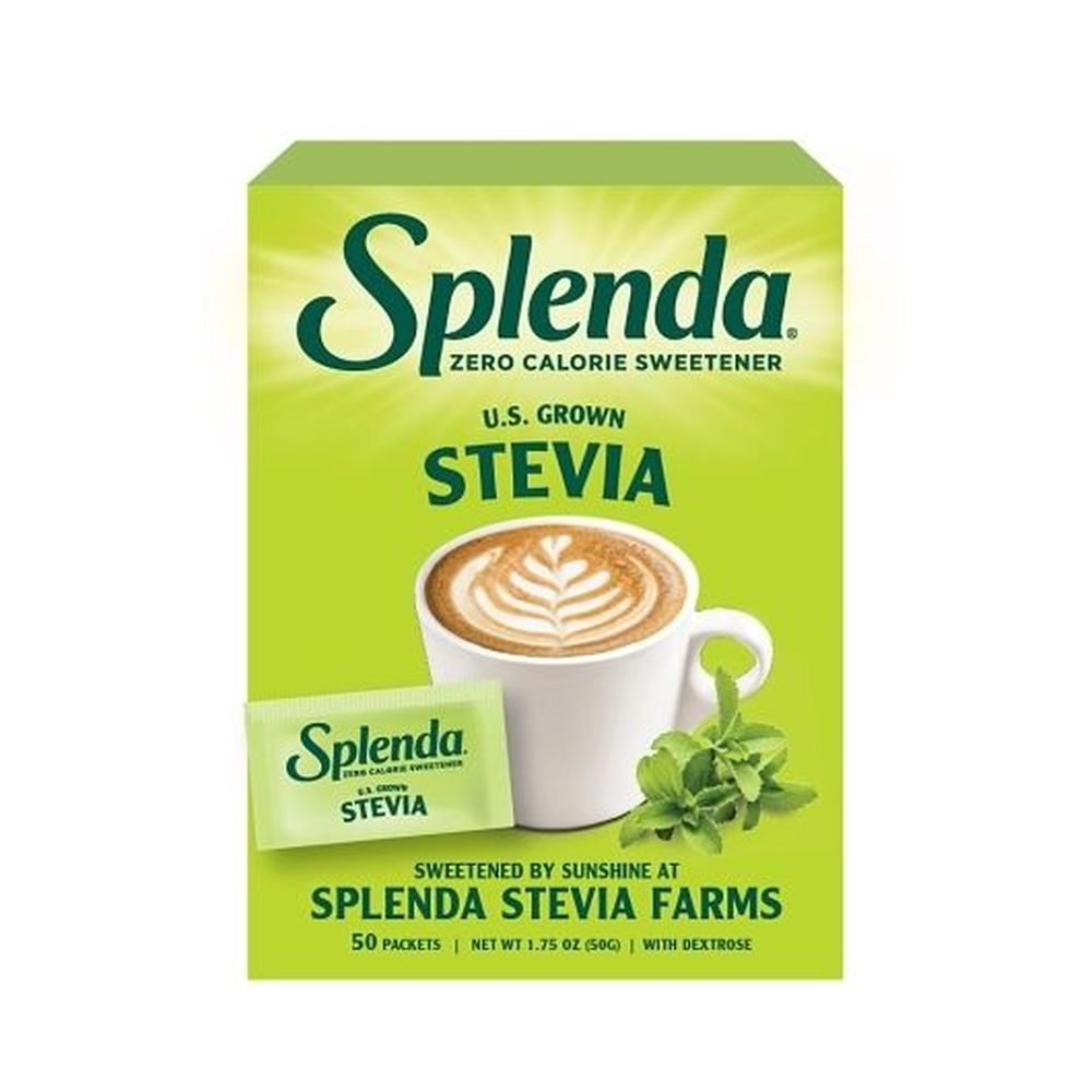 Splenda Stevia Sweetener, 50 count Packet -- 12 per case