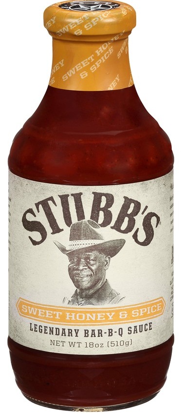 Stubbs Sweet Honey and Spice BBQ Sauce, 18 Ounce -- 6 per case