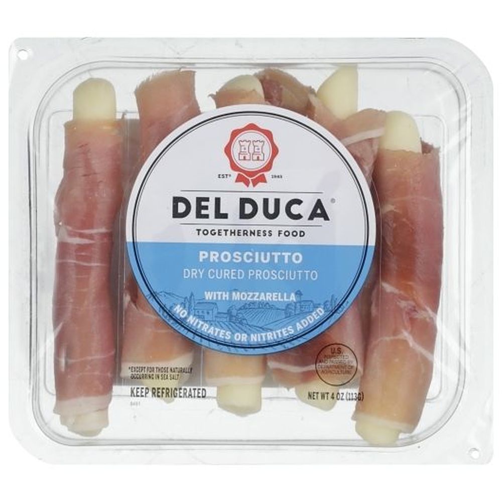 Del Duca Panino Prosciutto and Mozzarella, 4 Ounce - 16 per case