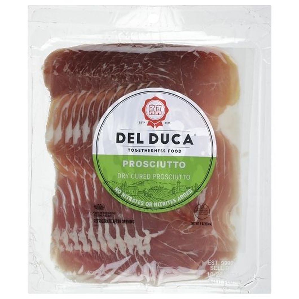 Del Duca Sliced Prosciutto, 6 Ounce - 12 per case