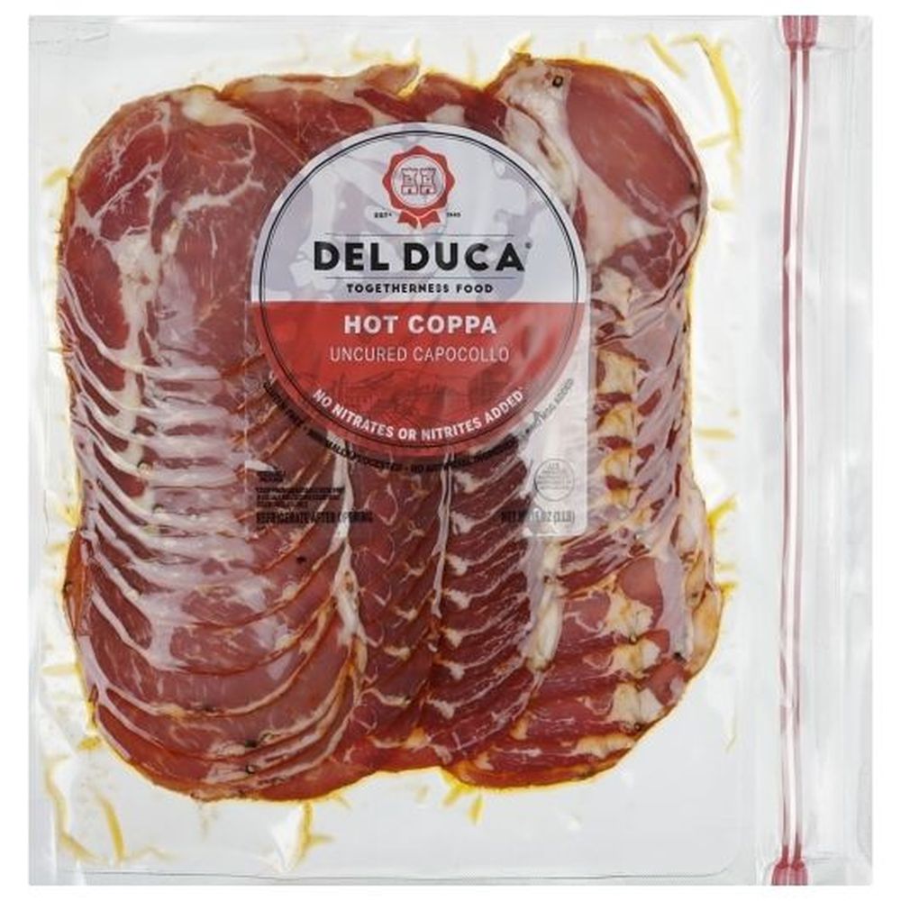 Del Duca Sliced Hot Coppa, 16 Ounce - 5 per case