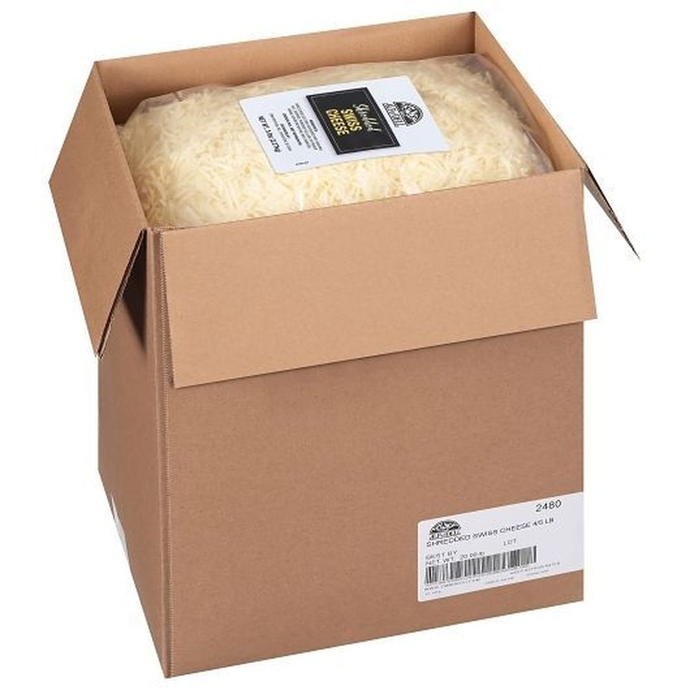 Alp and Dell Shredded Swiss Cheese | FoodServiceDirect