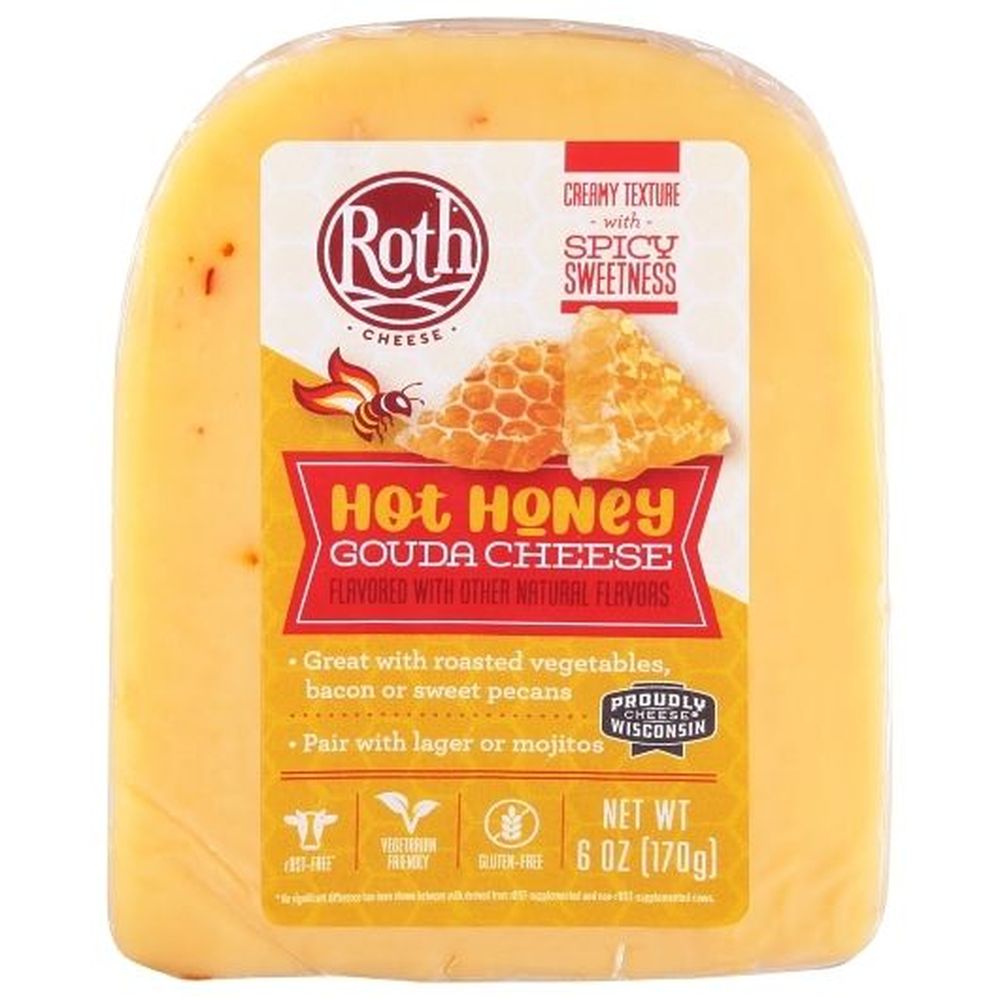 Roth Hot Honey Gouda Cheese, 6 Ounce -- 12 per case
