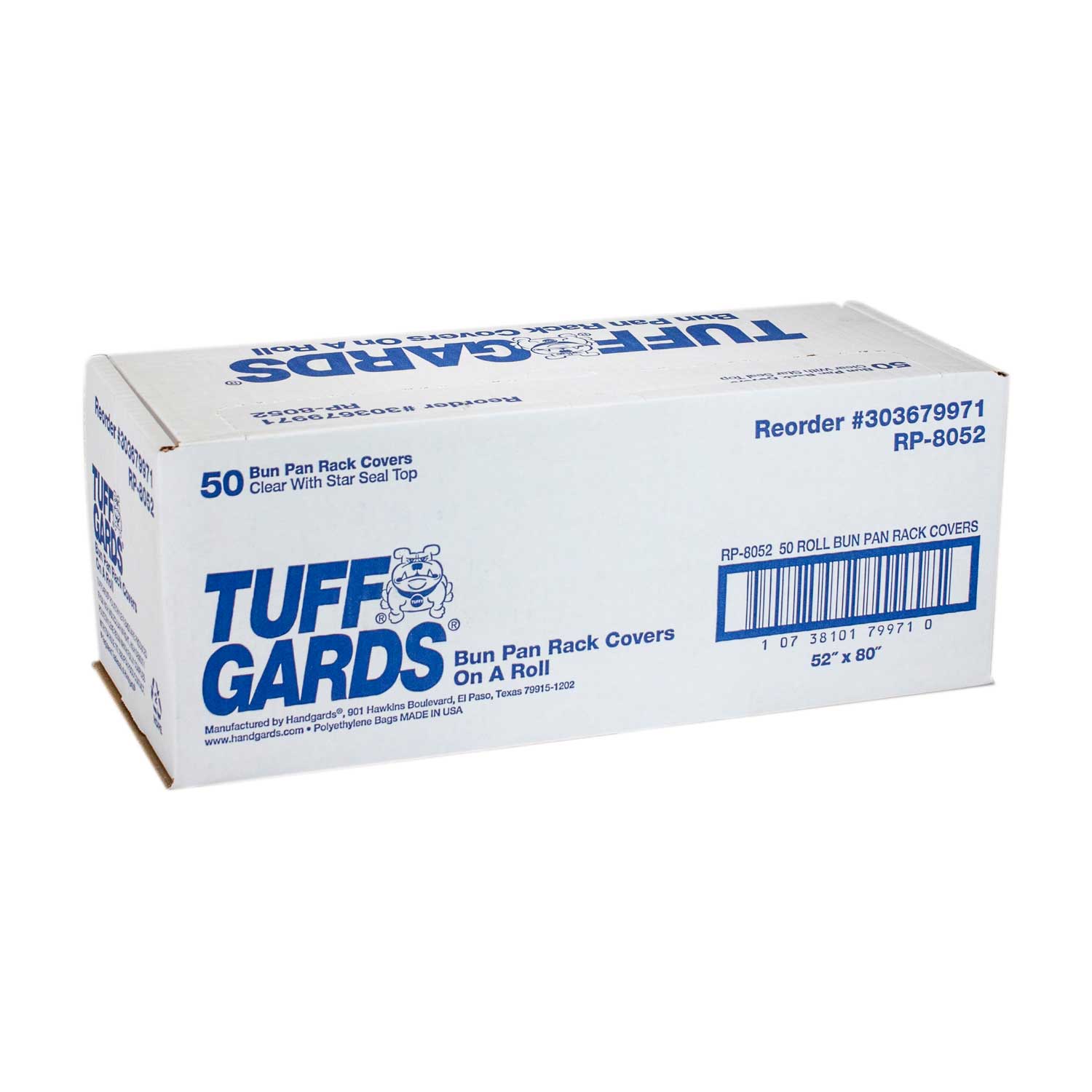 Rack Covers,(PanHandlers® Rack Covers) 52 X 80 inch. 50 per Roll -- 1 ...