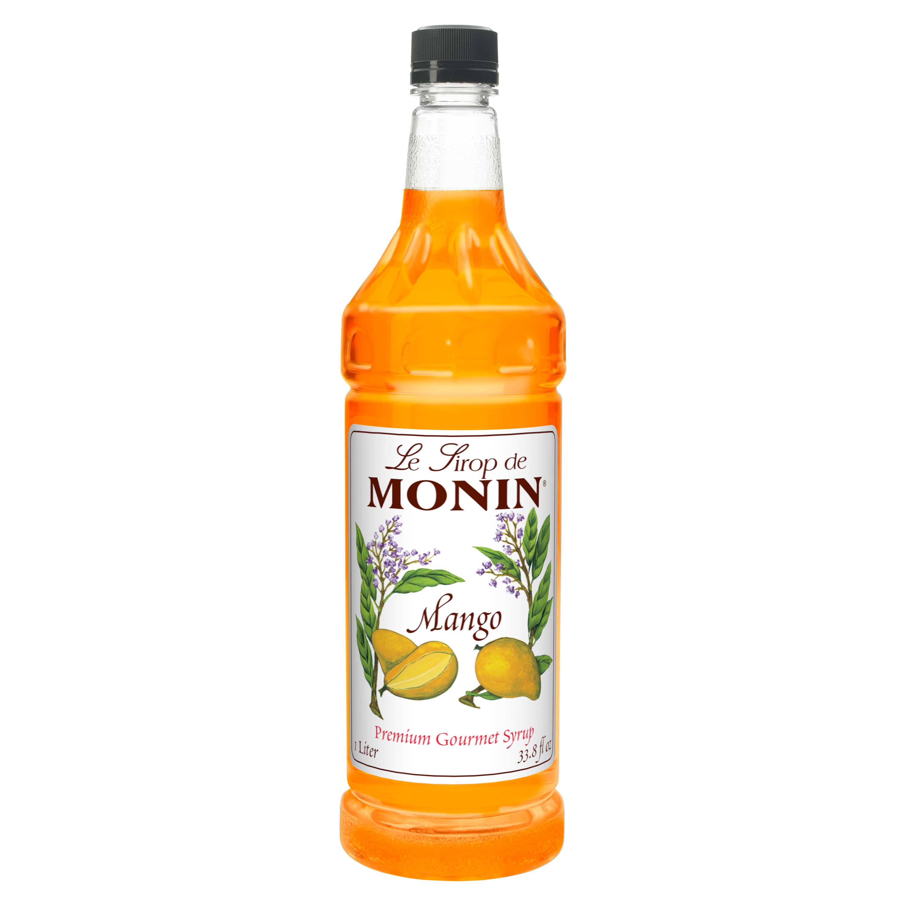 Monin Mango Flavor Syrup, 1 Liter -- 4 Case