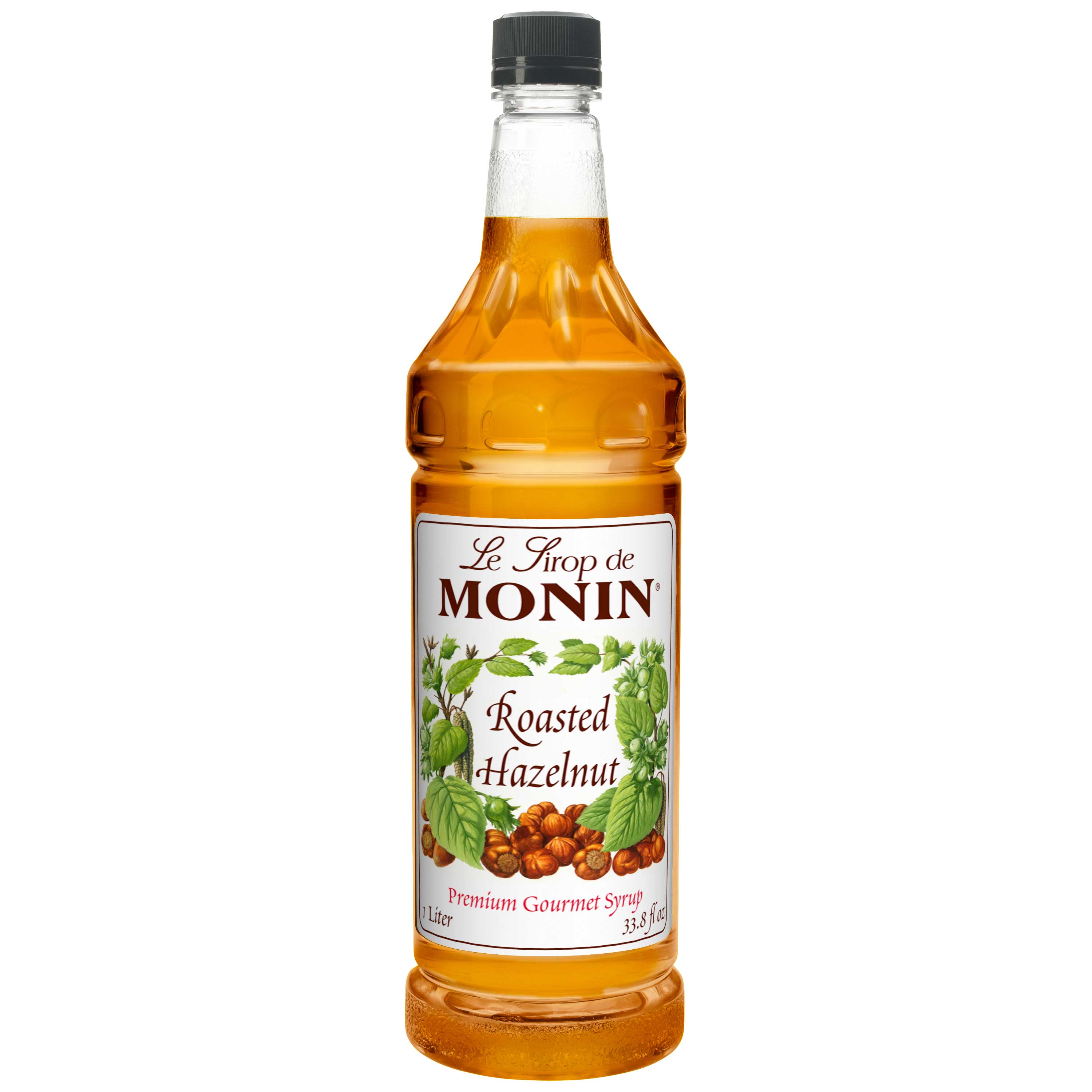 Monin Roasted Hazelnut Syrup, l Liter -- 4 per case.