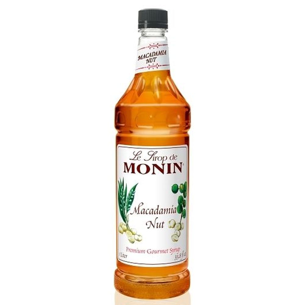 Monin Macadamia Nut Syrup, 1 Liter -- 4 per case