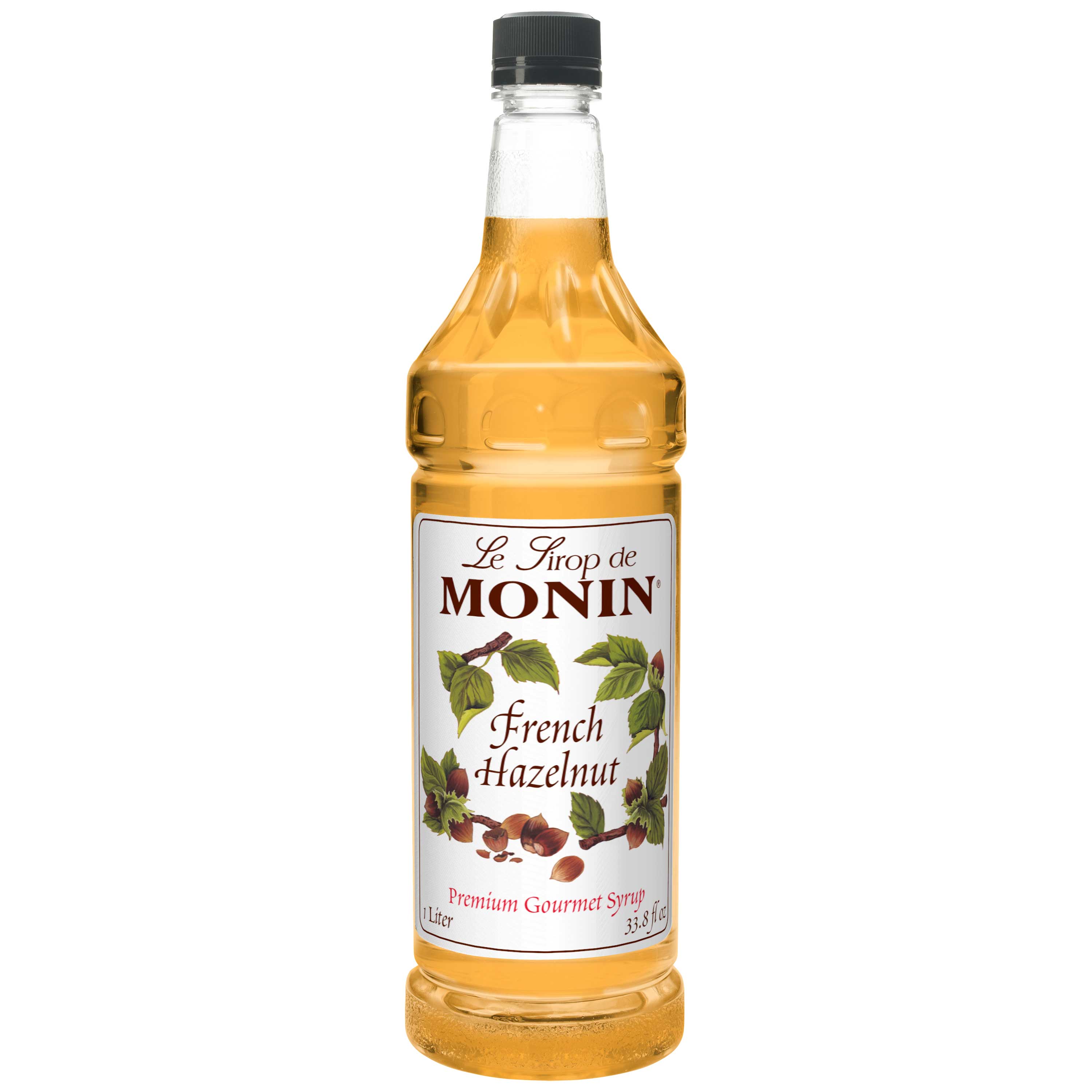 Monin French Hazelnut Premium Gourmet Syrup, 1 Liter -- 4 per case.