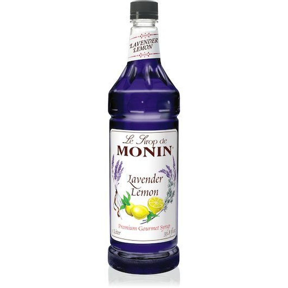 Monin Lavender Lemon Syrup, 1 Liter -- 4 per case