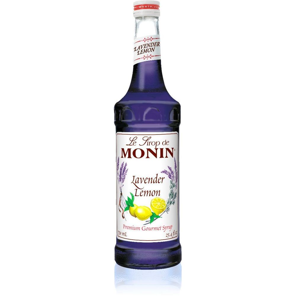 Monin Lavender Lemon Syrup, 750 Milliliter -- 12 per case