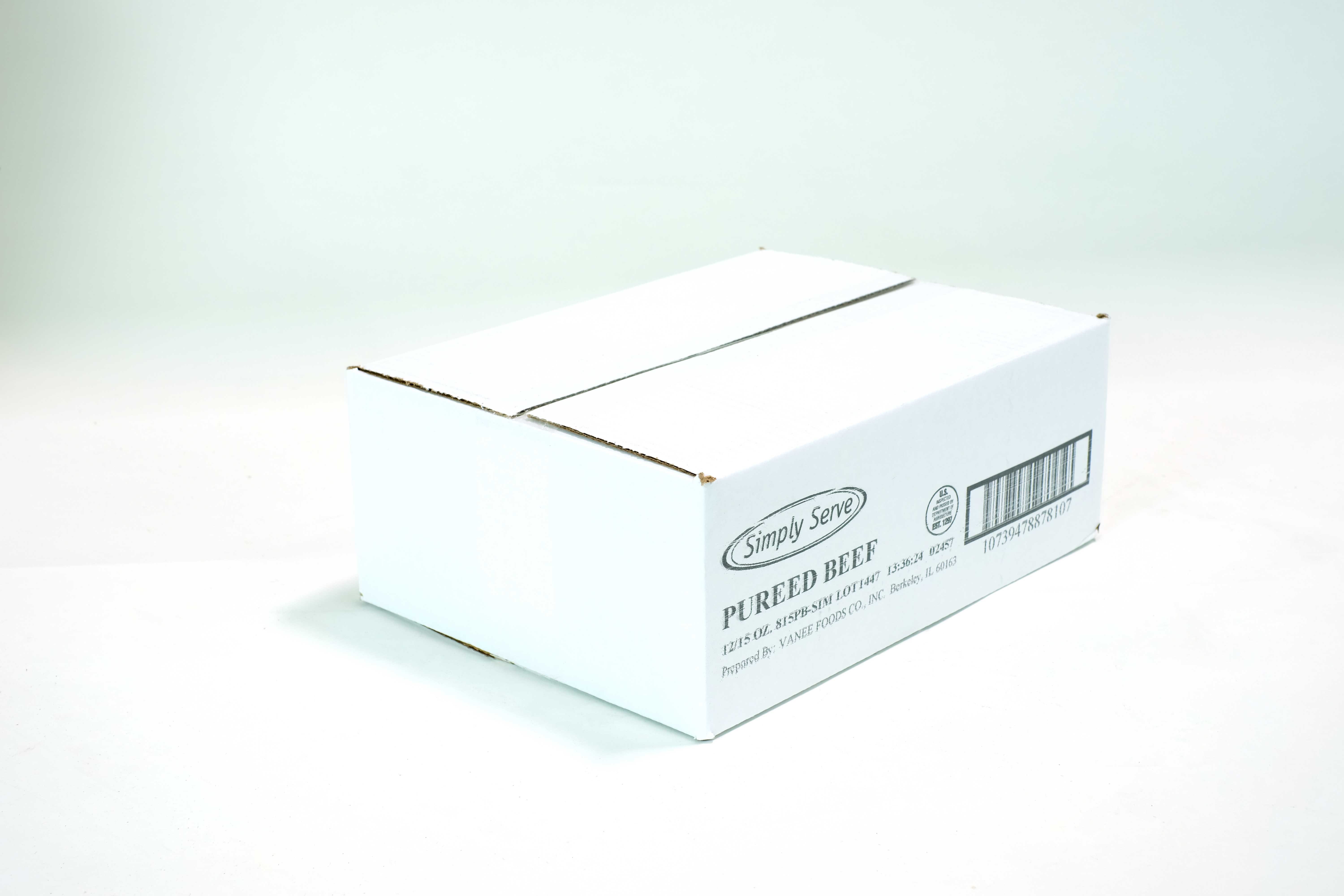 Vanee Foods Simply Serve Beef Puree,15 Ounce -- 12 per case.