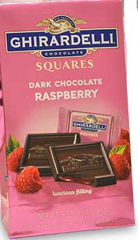 Ghirardelli Dark Chocolate Raspberry Squares | FoodServiceDirect