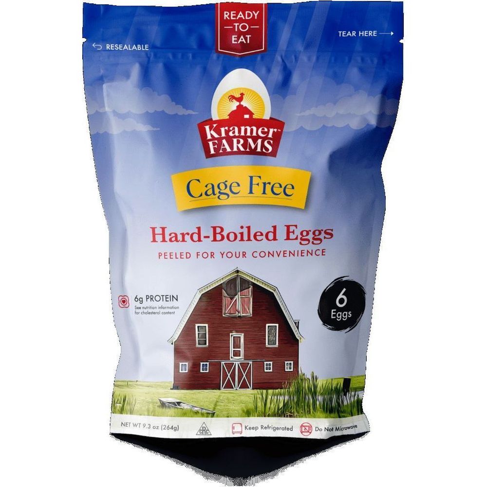 Kramer Farms Cage Free Hard Boiled Eggs, 12 count