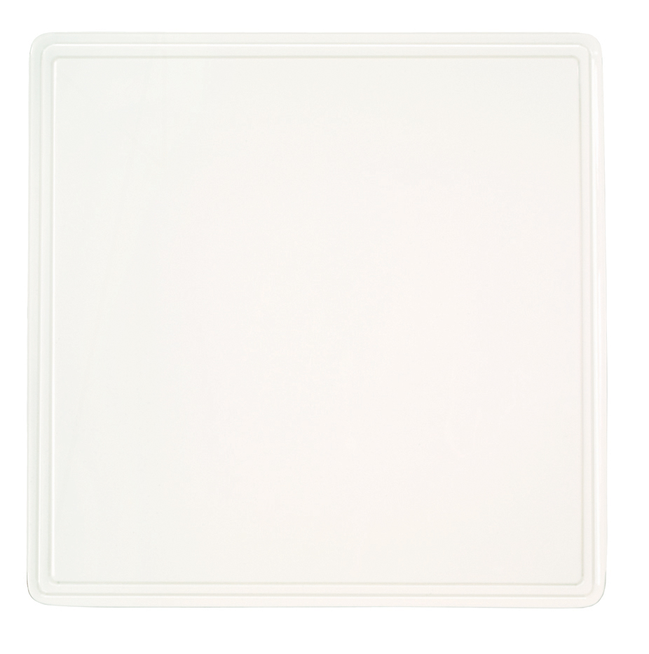 Syracuse China Slenda Porcelain Square Plate, 11 inch -- 12 per case