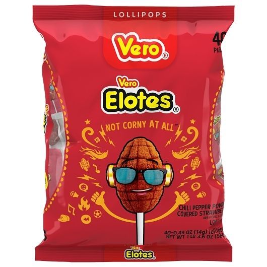 Vero Elotes Strawberry and Chili Lollipop -- 280 per case ...