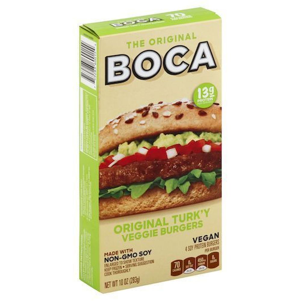 Boca Organic Original Vegan Veggie Burger | FoodServiceDirect