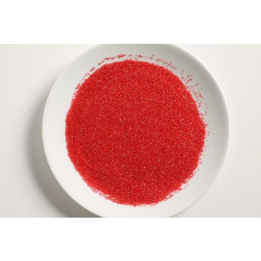 Sprinkle King Red Sanding Sugar Topping, 8 Pound -- 4 per case
