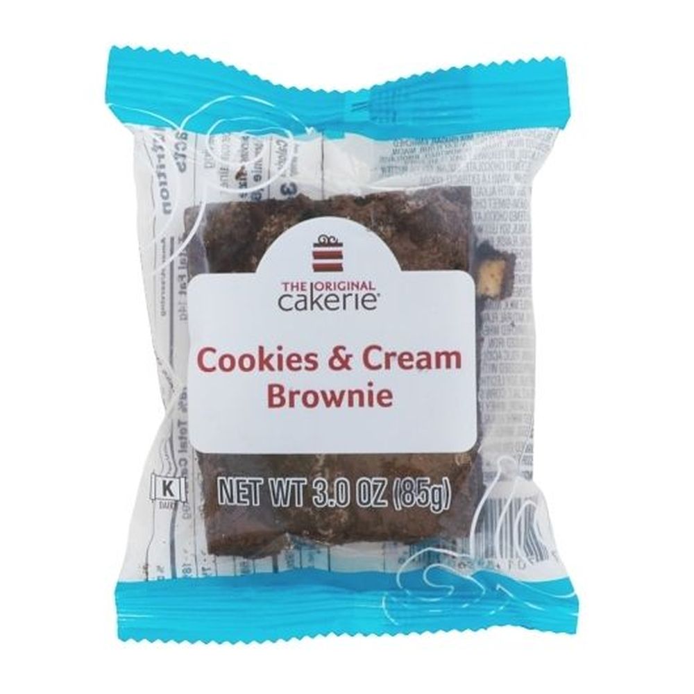The Original Cakerie Individually Wrapped Cookies and Cream Brownie, 85 Gram -- 24 per case