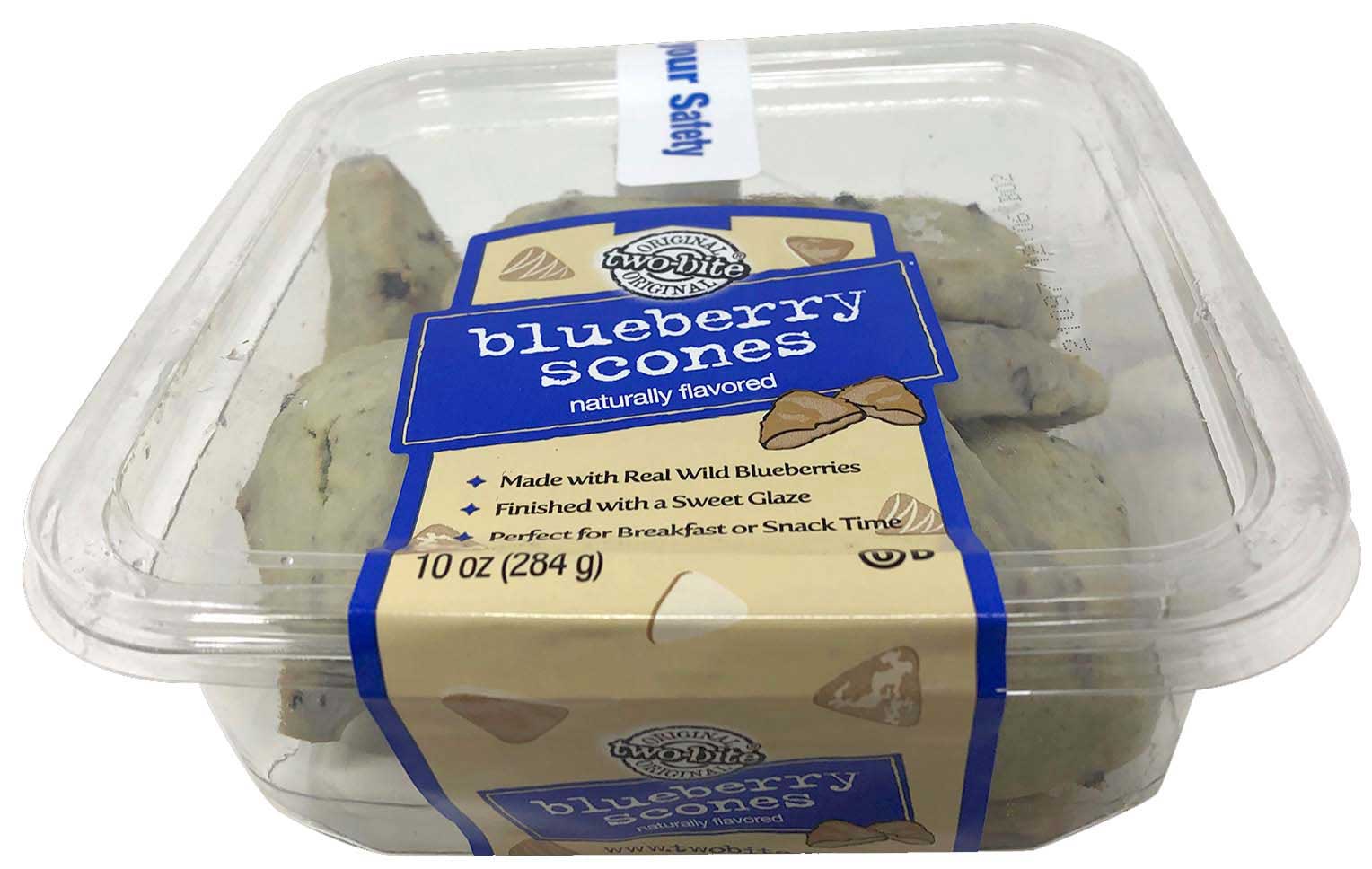 Two Bite Blueberry Scones Case | FoodServiceDirect