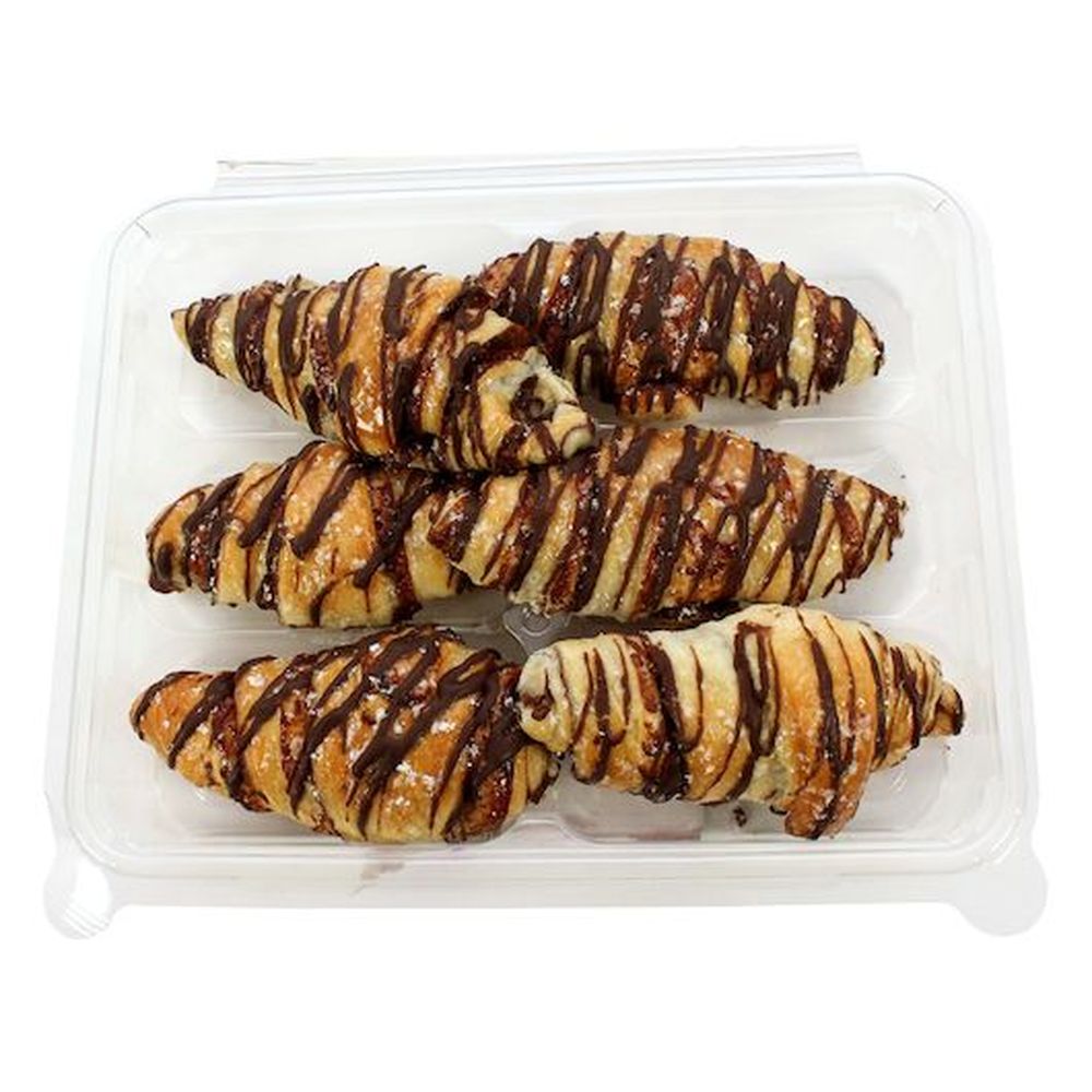 The Worthy Crumb Two Bite Chocolate Croissant, 4.5 Ounce -- 12 per case