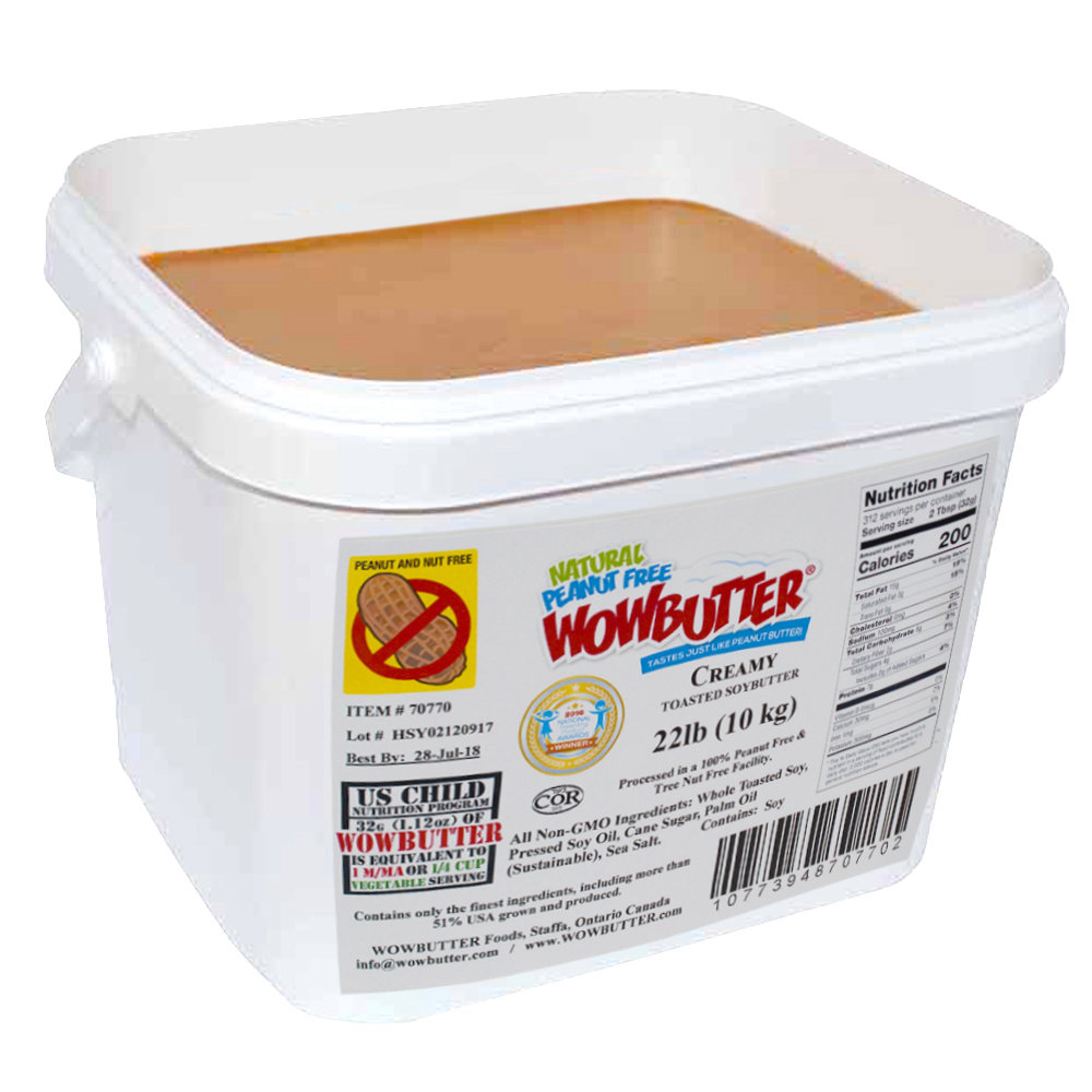 WOWBUTTER Creamy and Peanut Free Spread Case | FoodServiceDirect