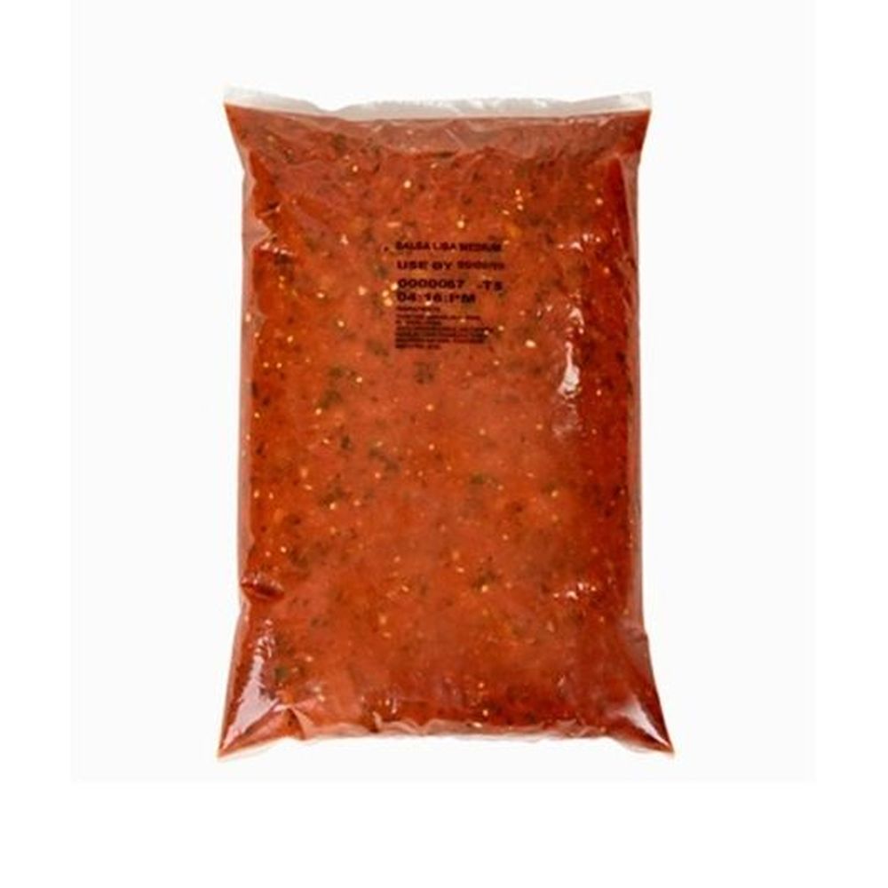 Salsa Lisa Real Hot Salsa, 1 Gallon Bag - 3 per case