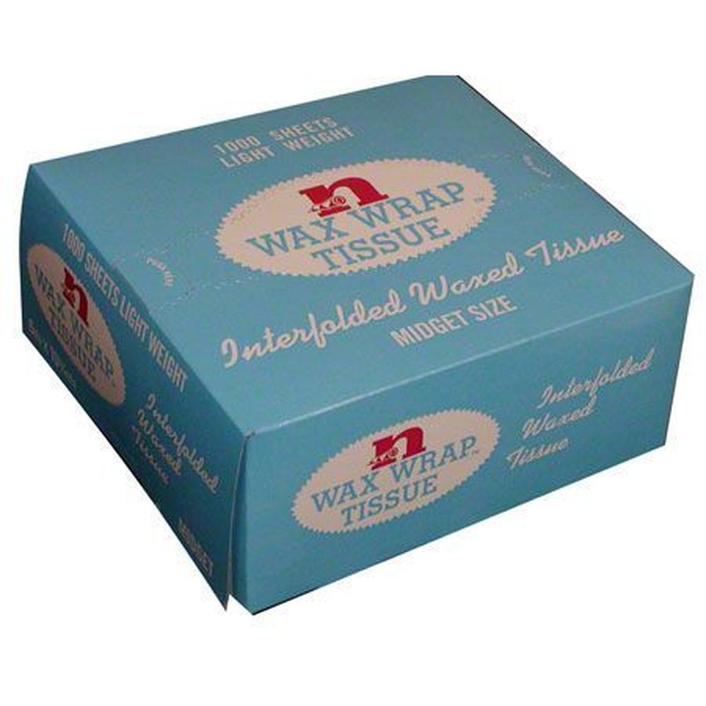 Norpak Wax Wrap 6 x 10.75 inch Interfolded Midget Paper Bakery Tissue ...