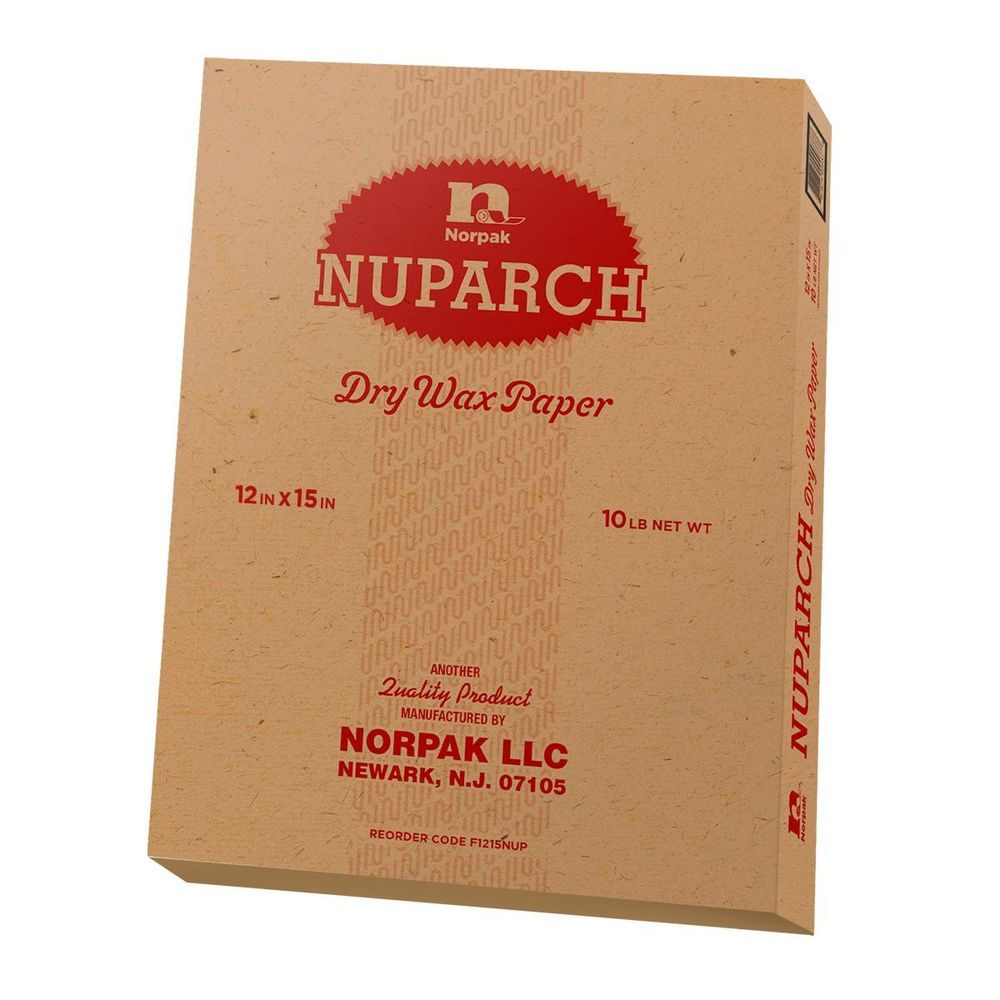Norpak Nuparch 12 x 15 inch Dry Wax Paper, 10 Pound -- 5 per case
