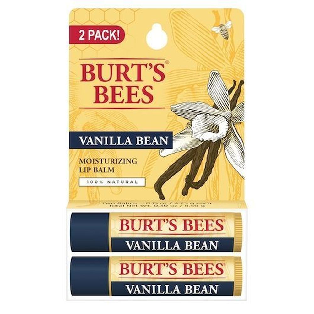 Burt's Bees Vanilla Bean Lip Balm, 0.3 Ounce -- 48 per case
