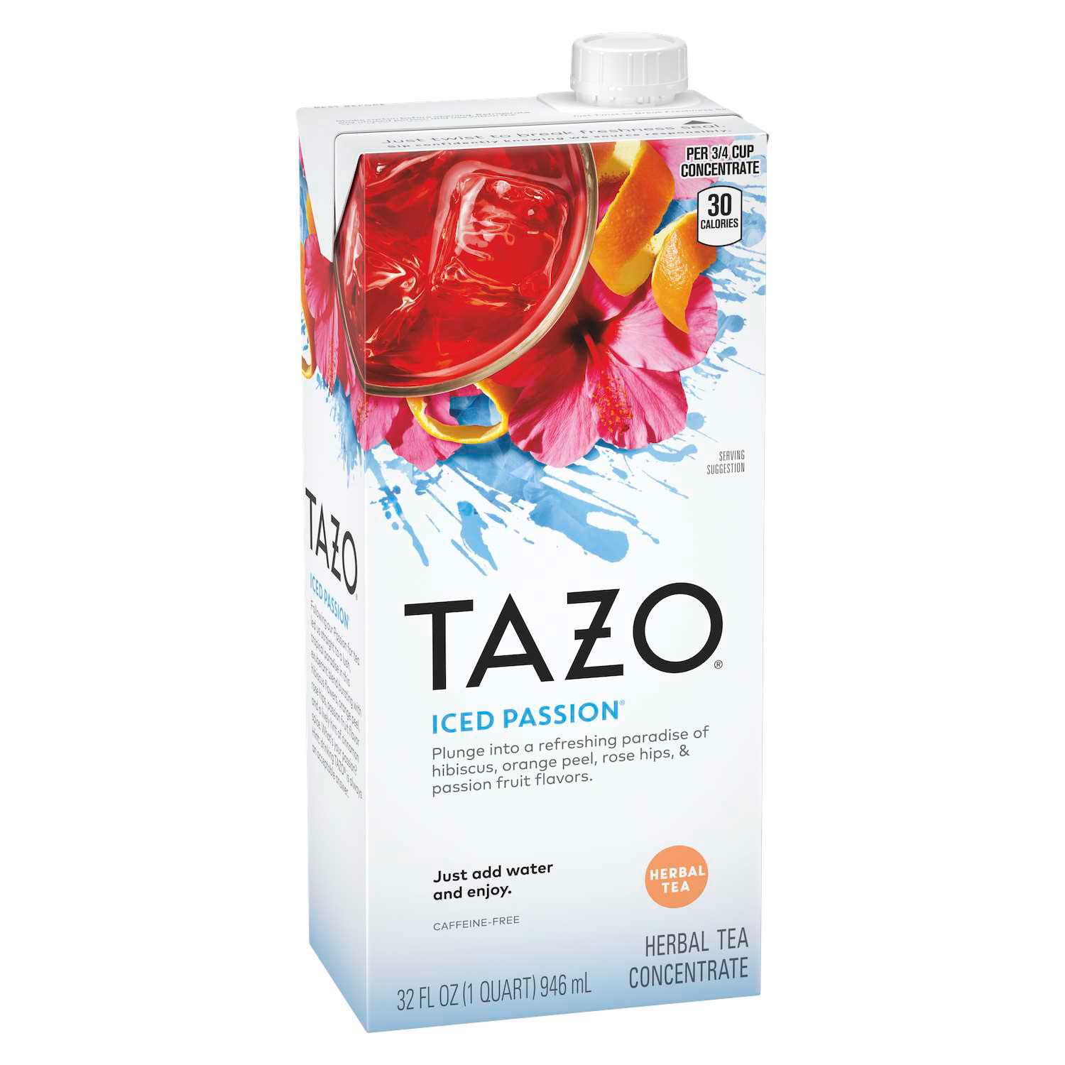 TAZO Passion guarantee Iced Tea